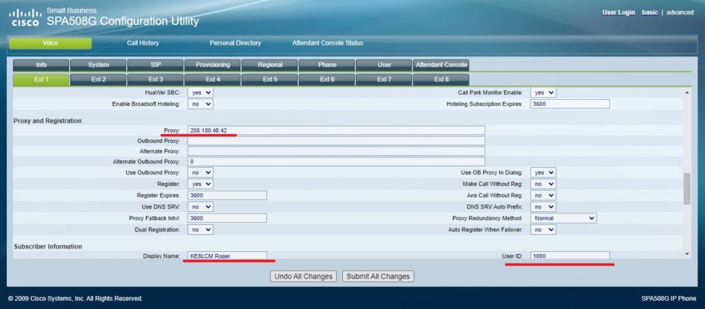 Cisco SPA508G Setup – AmateurWire